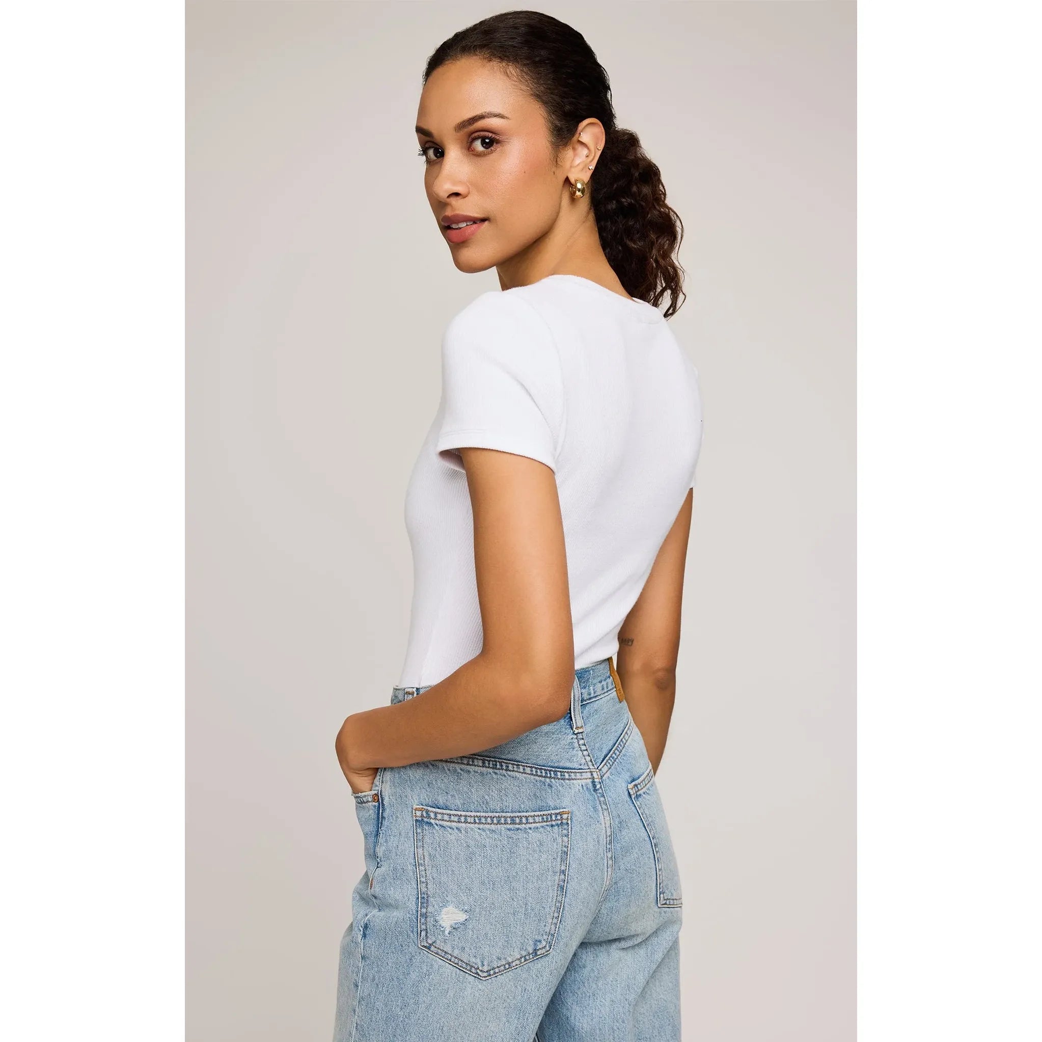 Gentle Fawn - Tate T-Shirt in White – Clothes Encounter