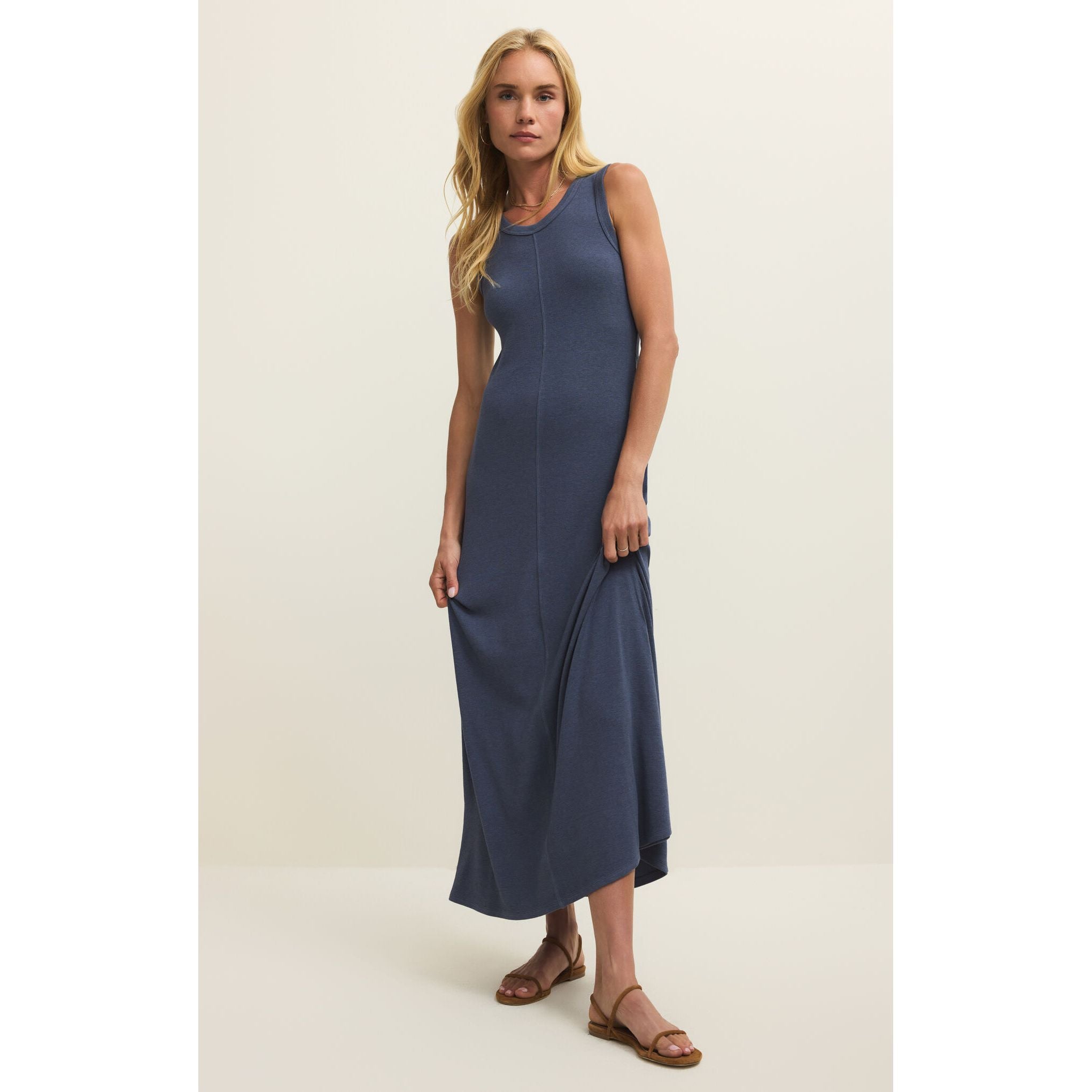 Z Supply - Linden Rib Dress in Indigo – Clothes Encounter